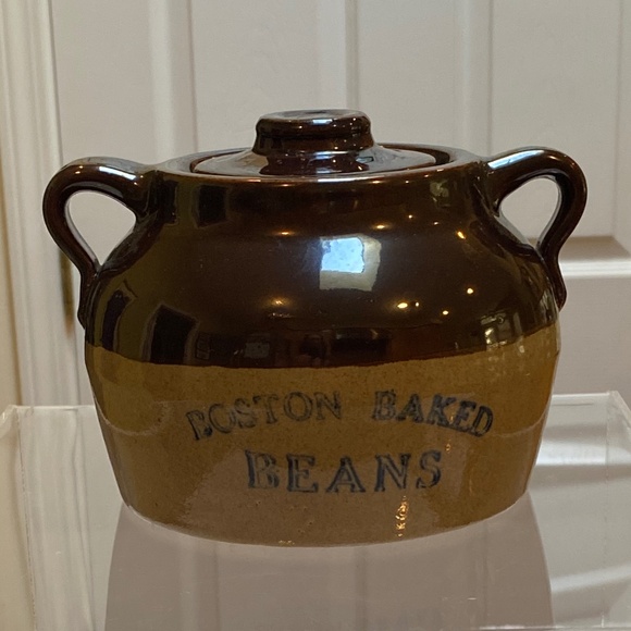 Kitchen | Vintage Boston Baked Bean Stoneware Crock Pot | Poshmark